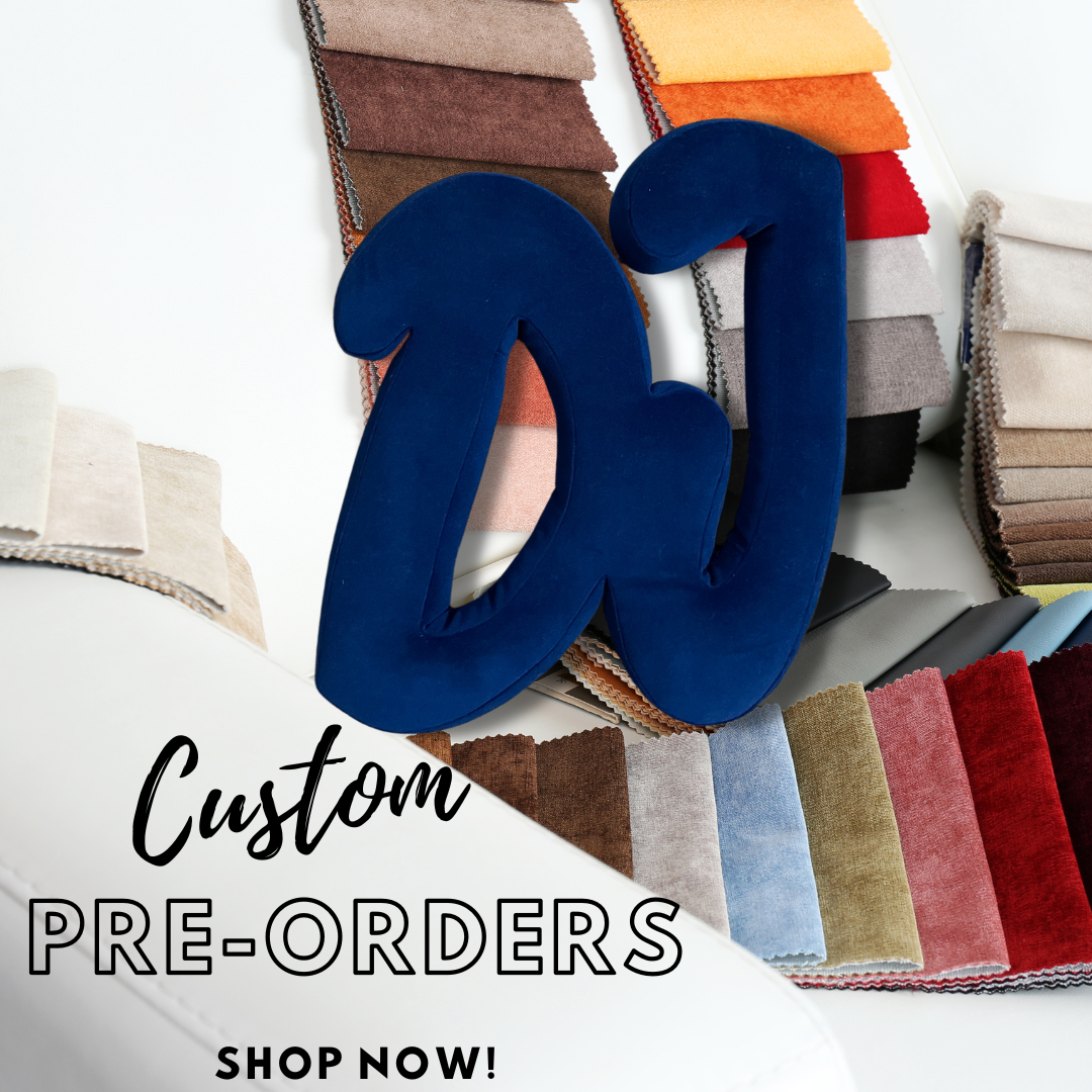 Design Your 2 Letter Script Pillow – PillowScript